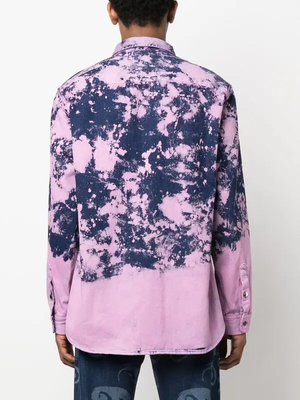 DARKPARK Bleached-effect Long-sleeve Shirt