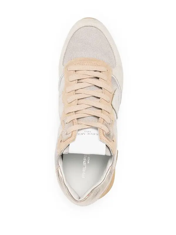 Philippe Model Suede Low-top Sneakers - Neutrals
