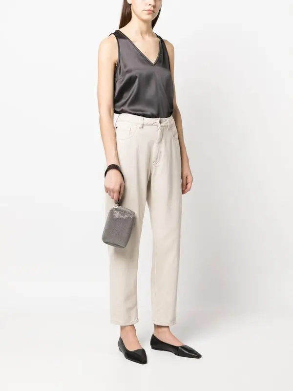 Brunello Cucinelli Precious Monili Bead-embellished Clutch