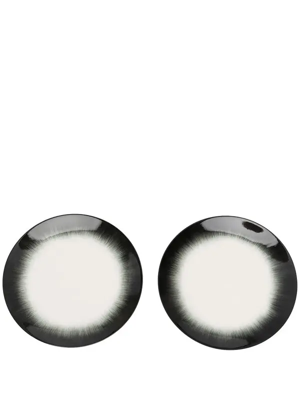 ANN DEMEULEMEESTER X SERAX X Serax No.5 Porcelain Plate - White