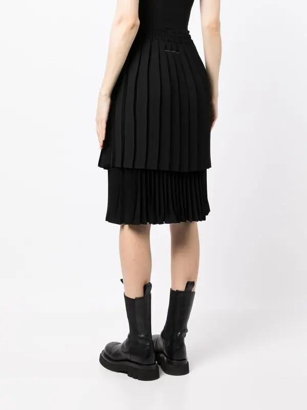 MAISON MARGIELA Knee-length Pleated Skirt