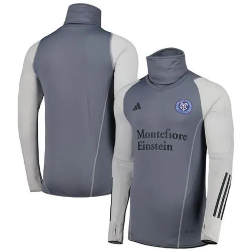 Adidas New York City Fc Warm Raglan Cold.rdy Top - Gray
