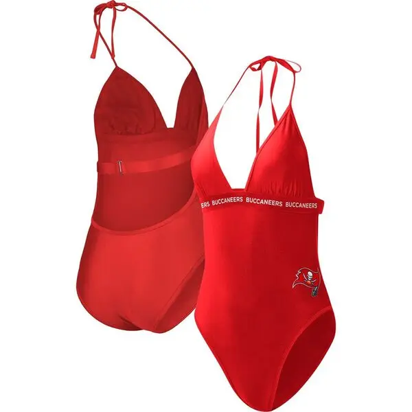 G-III 4HER BY CARL BANKS Tampa Bay Buccaneers One-piece Swimsuit - Red