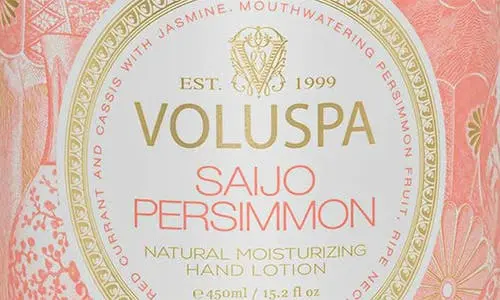Voluspa Moisturizing Hand Lotion - Saijo Persimmon