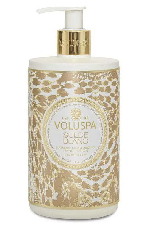 Voluspa Moisturizing Hand Lotion - Suede Blanc