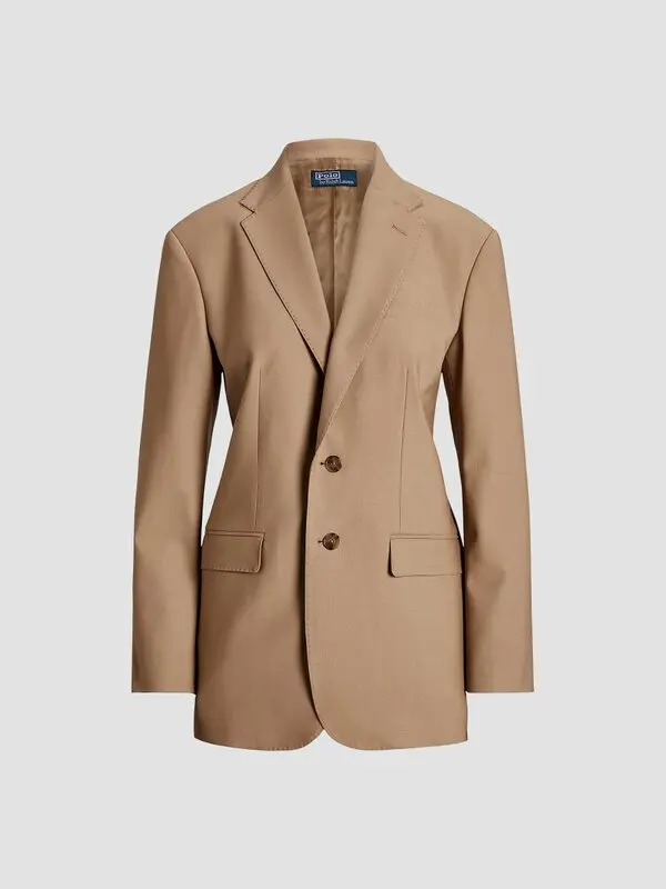 Polo Ralph Lauren Wool Blend Blazer - Camel