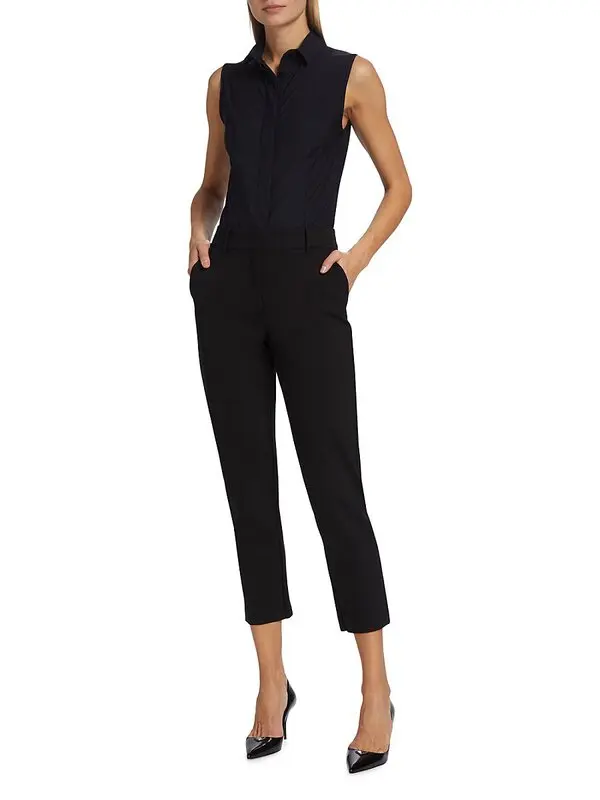 Commando Cropped Neoprene Trousers