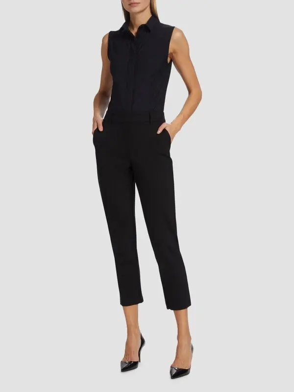 Commando Cropped Neoprene Trousers