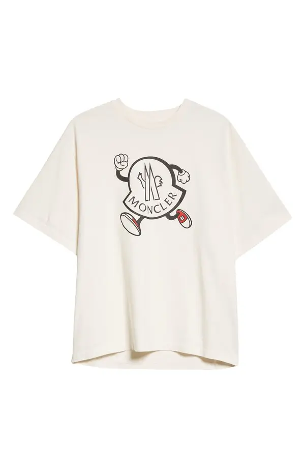 Moncler Running Logo Graphic Tee