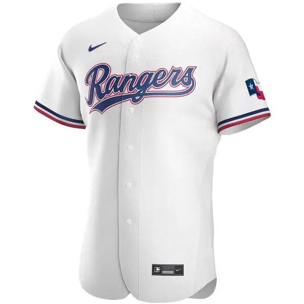 Nike Texas Rangers Home Authentic Team Logo Jersey