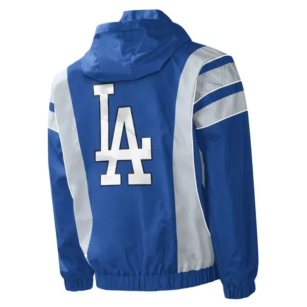 STARTER Los Angeles Dodgers Impact Hoodie Half-zip Jacket