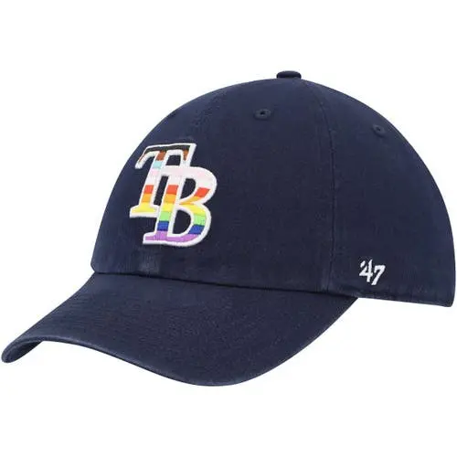'47 Tampa Bay Rays Team Pride Clean Up Adjustable Hat