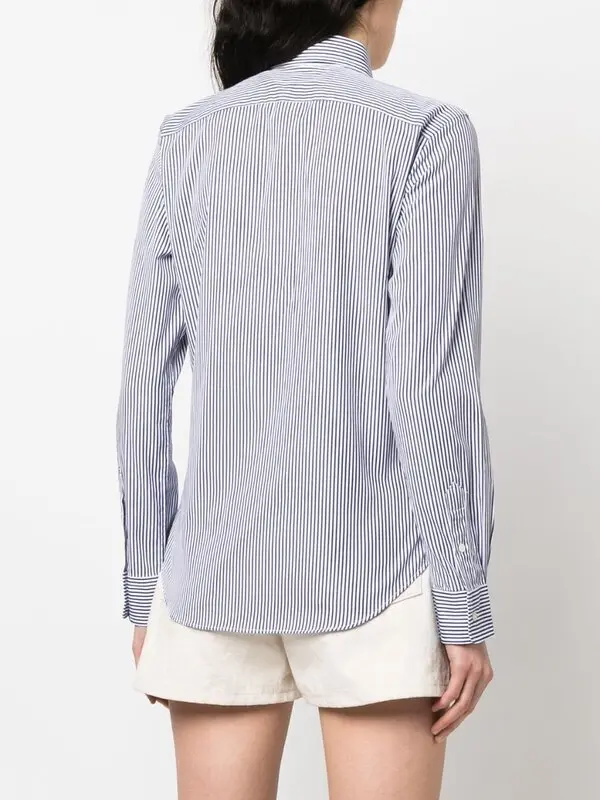 Polo Ralph Lauren Striped Cotton Shirt - Blue