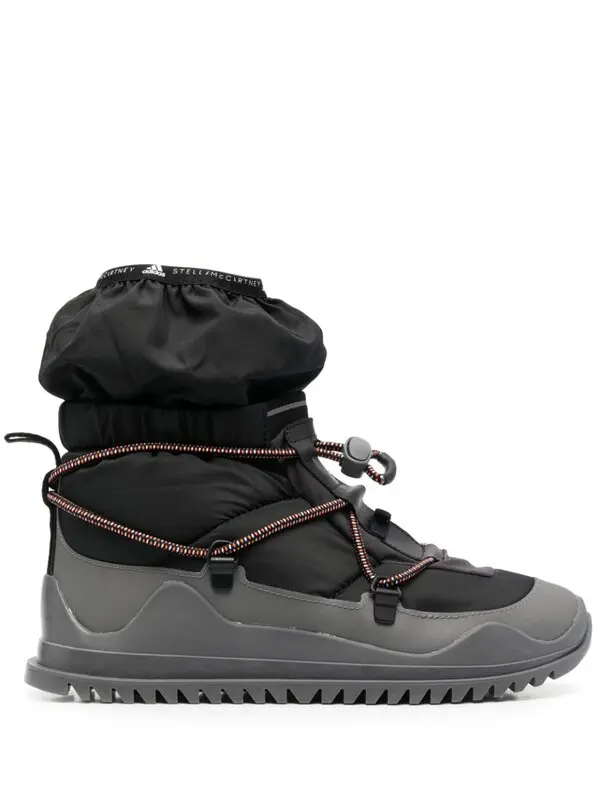 Adidas By Stella McCartney Logo-print Boots - Black