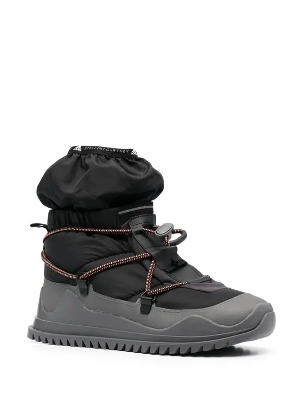 Adidas By Stella McCartney Logo-print Boots - Black