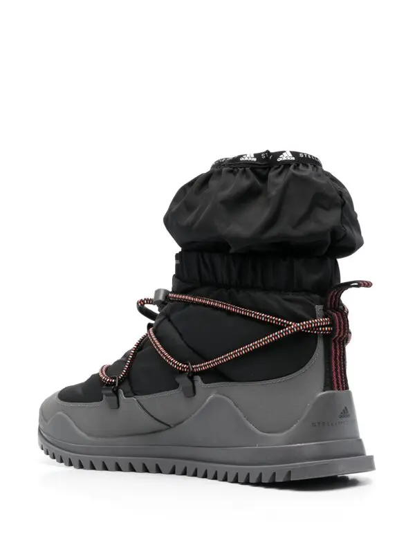 Adidas By Stella McCartney Logo-print Boots - Black