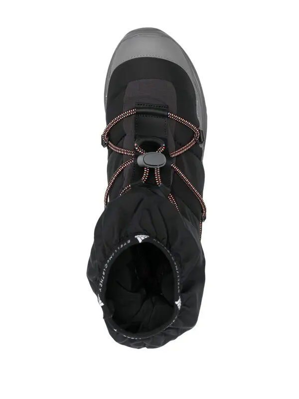 Adidas By Stella McCartney Logo-print Boots - Black
