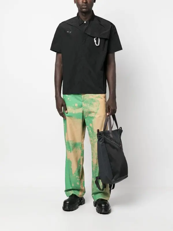 OAMC Spray-paint Effect Cotton Track Pants
