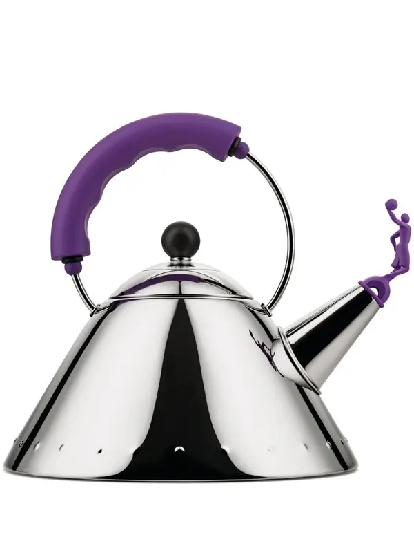 ALESSI Footbal-player Detail Kettle - Silver