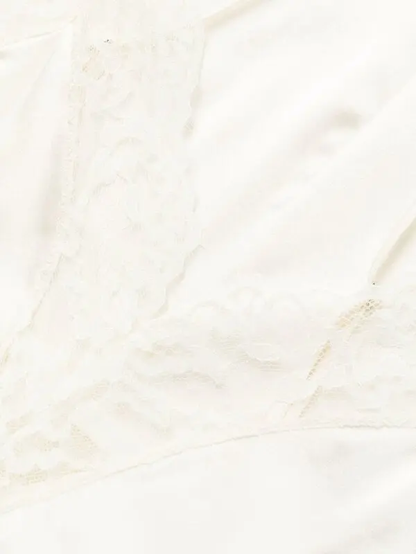 FLEUR DU MAL Venus Lace Teddy - White