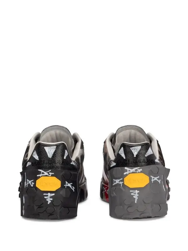 Dolce & Gabbana Portofino Graffiti-print Sneakers