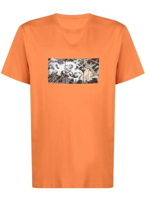 MAHARISHI Graphic-print Organic Cotton T-shirt