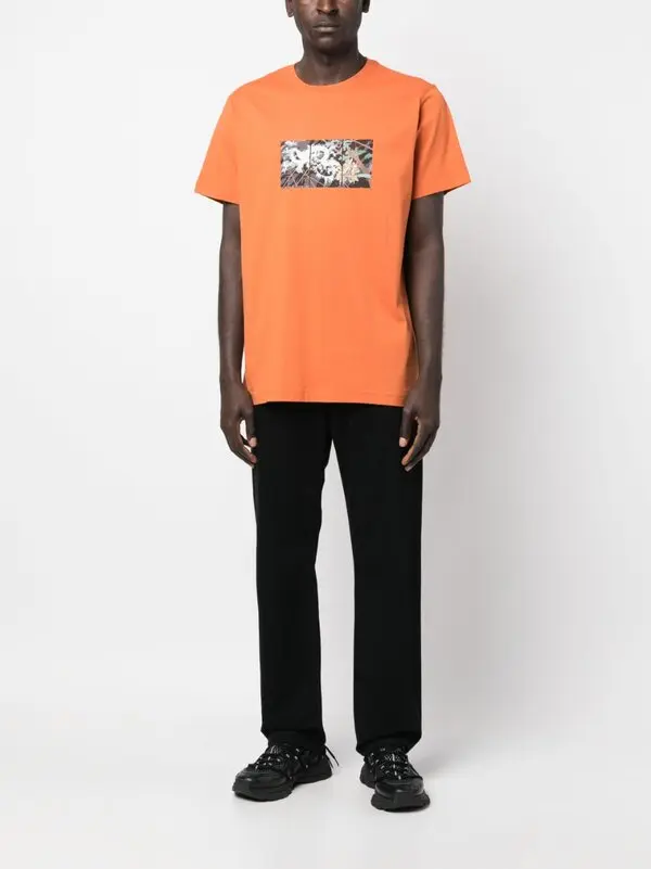 MAHARISHI Graphic-print Organic Cotton T-shirt
