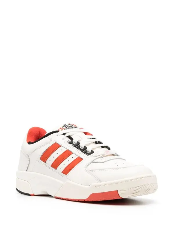 Adidas Stripe-detail Leather Sneakers