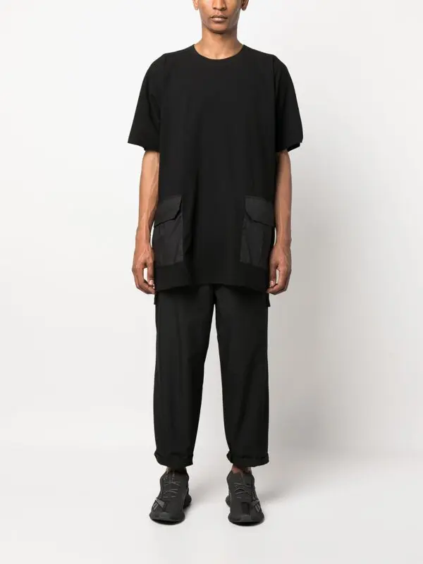 Y3 Logo-patch Short-sleeve T-shirt - Black