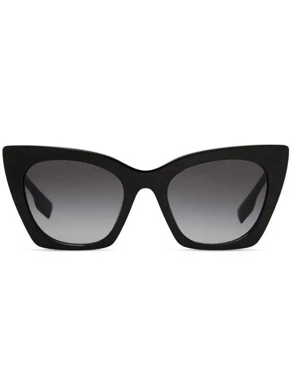 Burberry Oversized Cat-Eye Sunglasses - Black | Editorialist display picture 1