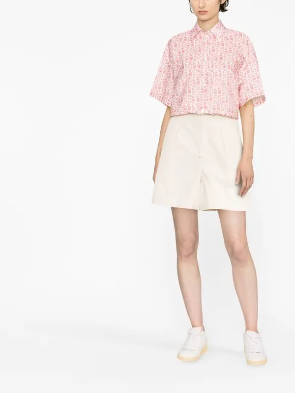 Moncler Logo-print Cropped Shirt