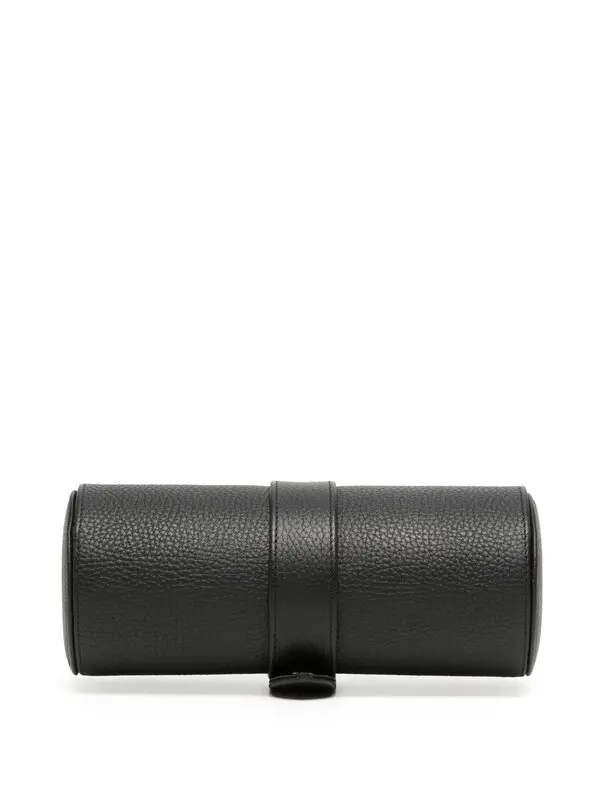 RAPPORT LONDON Berkely Leather 3-watch Roll - Black
