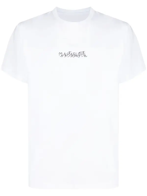 MAHARISHI Logo-print Organic Cotton T-shirt - White