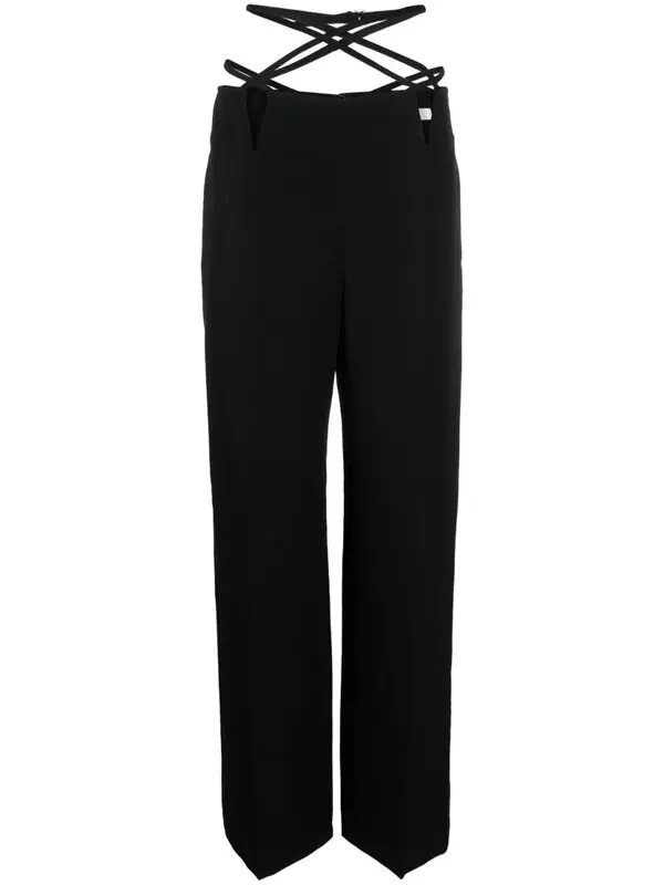 DION LEE V-wire Straight-leg Trousers