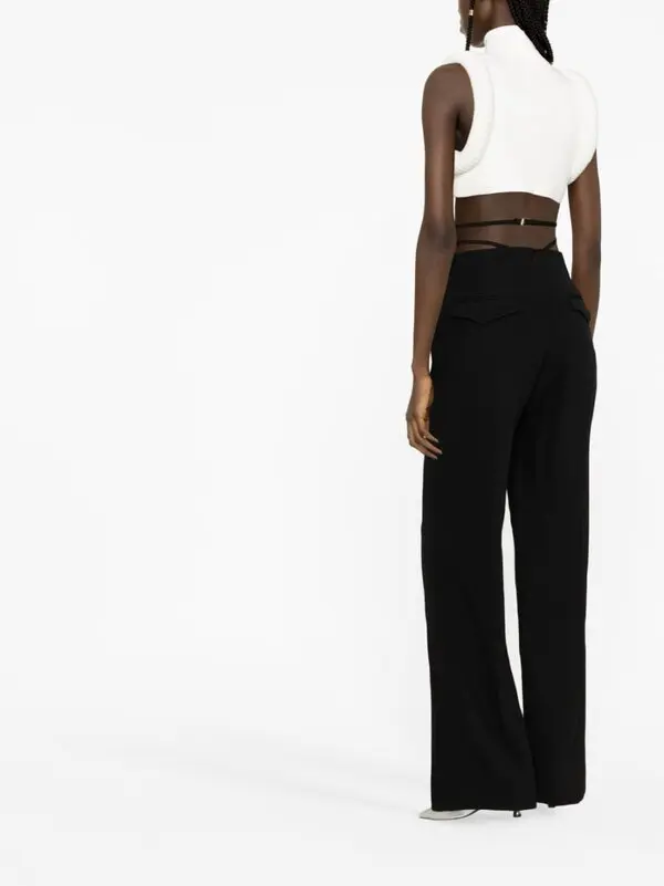 DION LEE V-wire Straight-leg Trousers