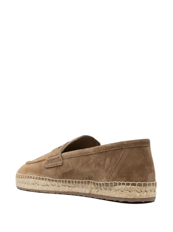 GIANVITO ROSSI Round-toe Espadrilles - Brown