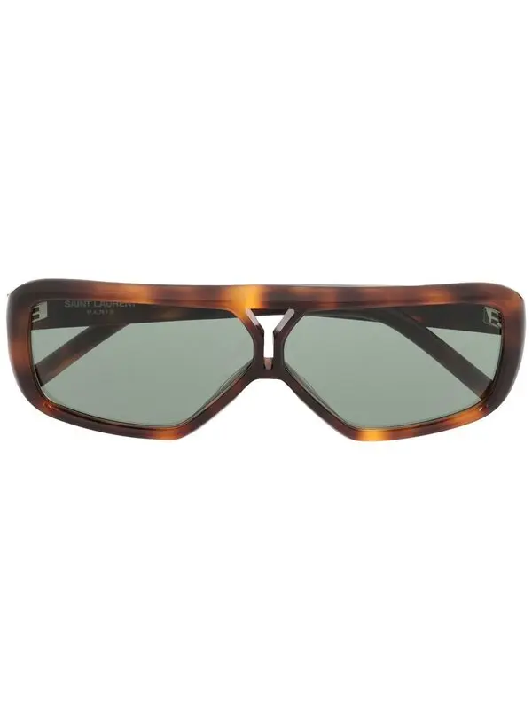 Saint Laurent Tortoiseshell Sunglasses - Brown