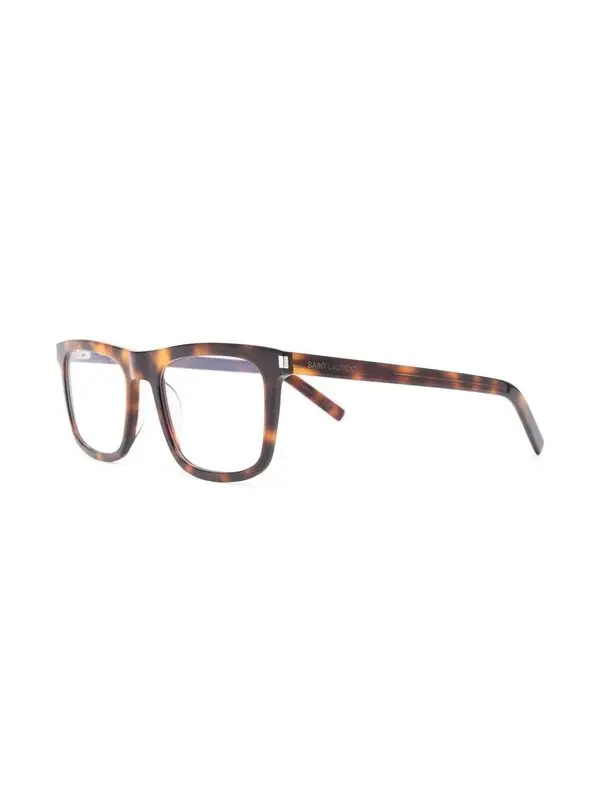 Saint Laurent Tortoiseshell Glasses - Brown