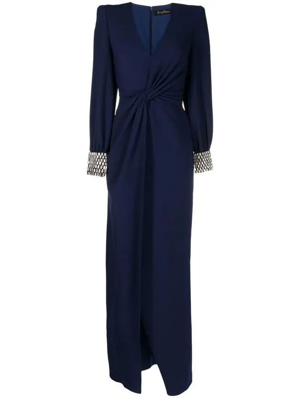 Jenny Packham Crystal-embellished Gown