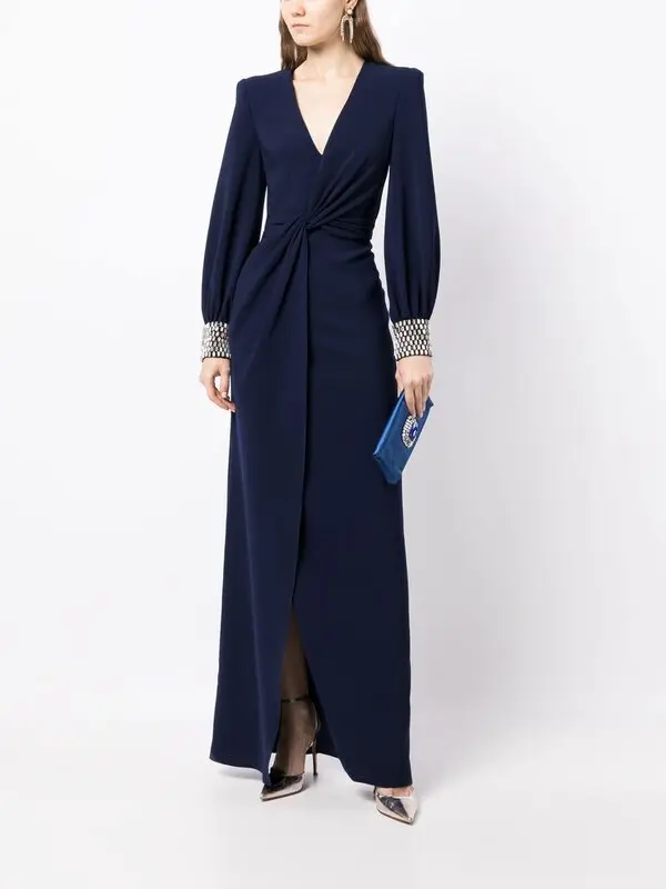 Jenny Packham Crystal-embellished Gown