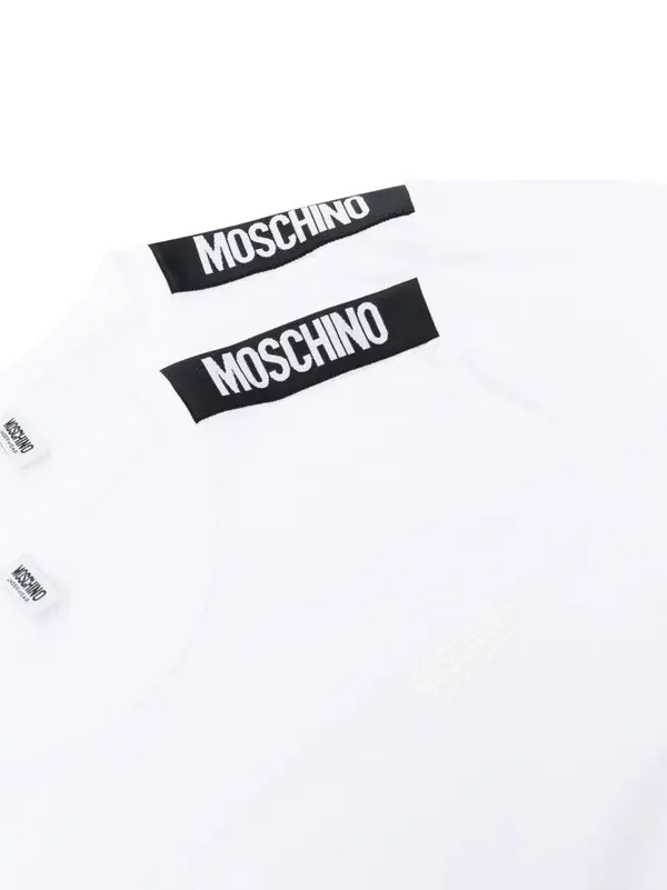 Moschino Two-pack Logo-patch T-shirts