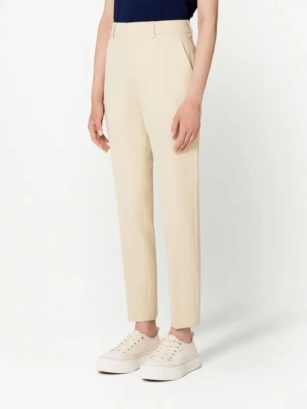 AMI Paris High-waist Tailored Trousers - Neutrals