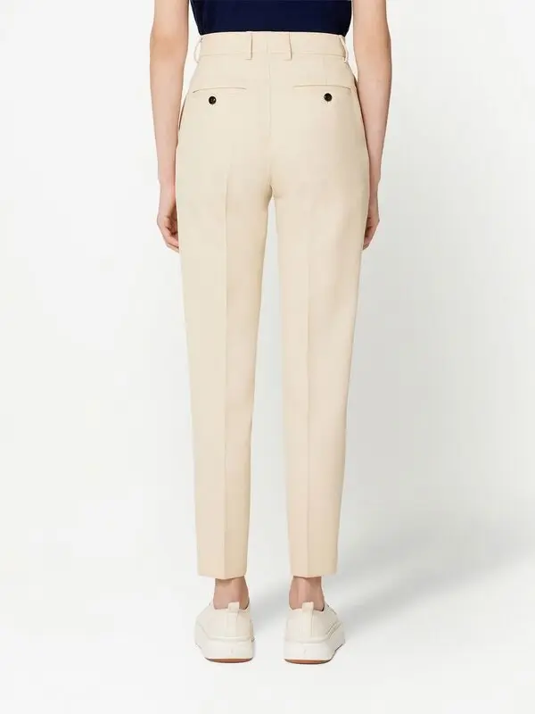 AMI Paris High-waist Tailored Trousers - Neutrals