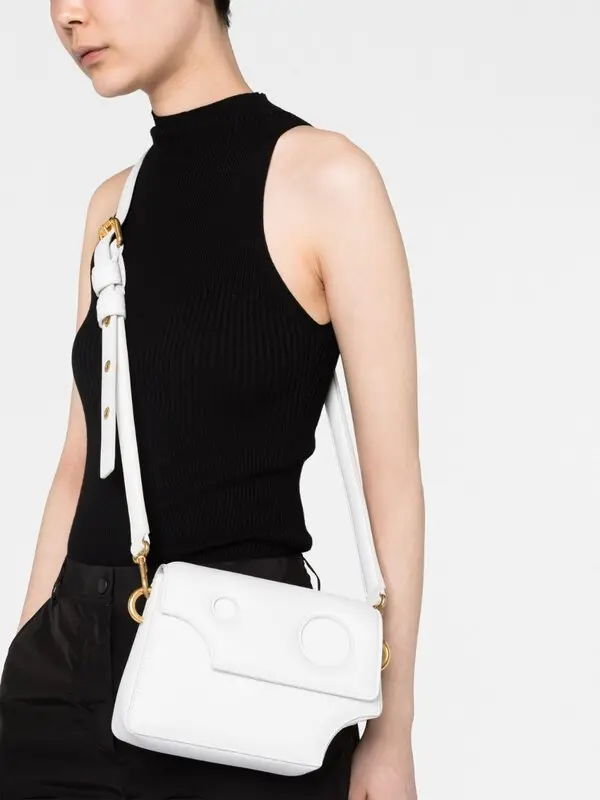 Off-White Burrow Leather Shoulder Bag