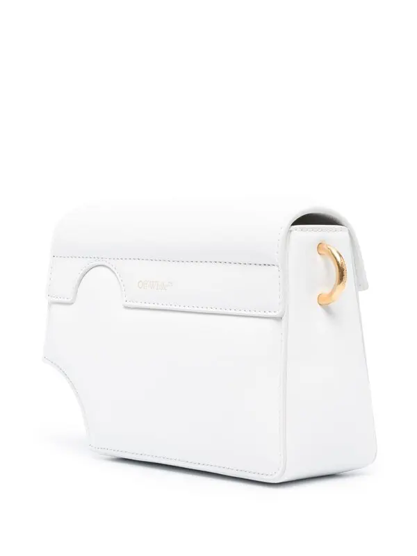Off-White Burrow Leather Shoulder Bag