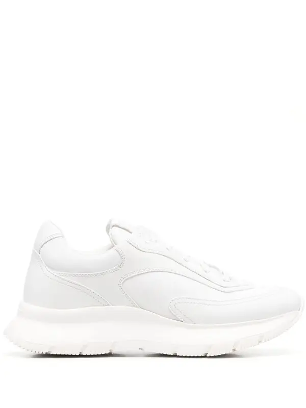 GIANVITO ROSSI 24 Lace-up Sneakers - White
