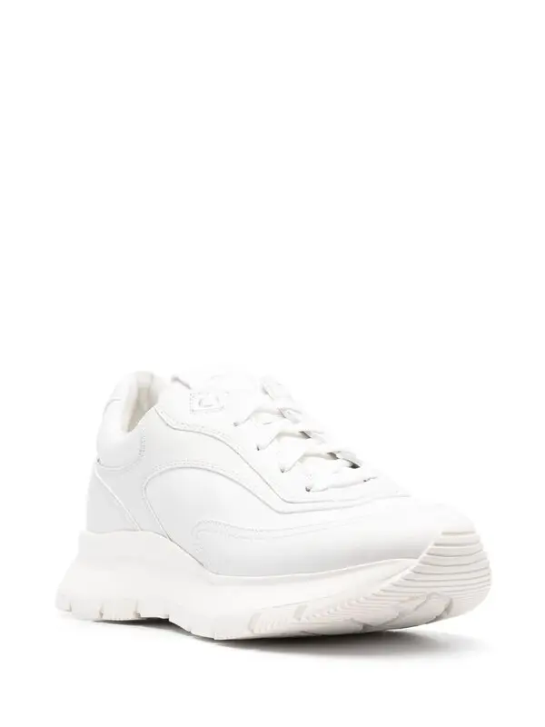 GIANVITO ROSSI 24 Lace-up Sneakers - White