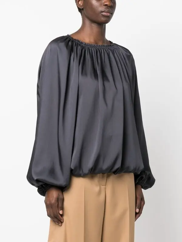 BLANCA VITA Satin Blouse