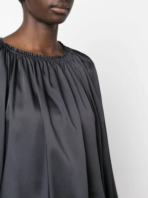 BLANCA VITA Satin Blouse