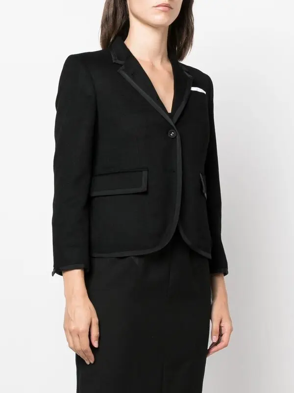 Thom Browne Single-breasted Blazer - Black